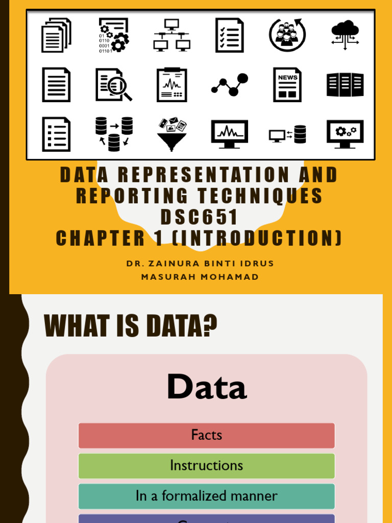 Data Representation and Reporting Techniques | PDF | Data | Information