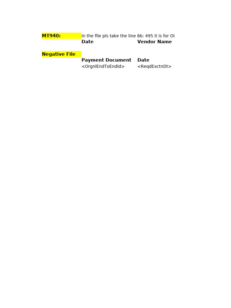 Iil - Mt940 Fields | PDF
