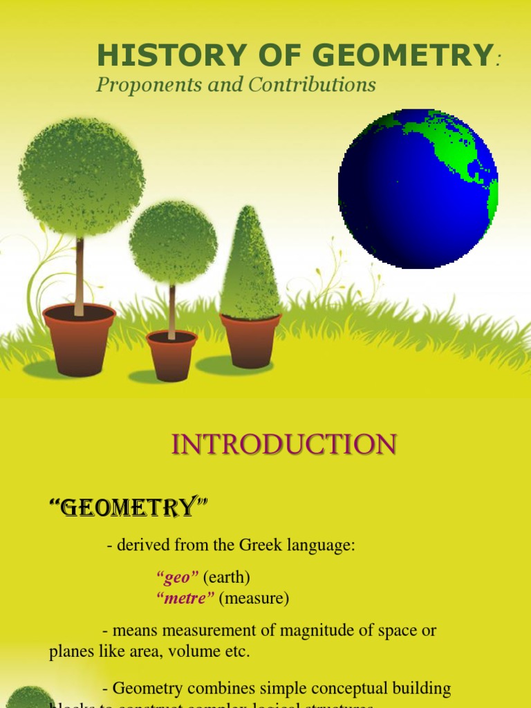History of Geometry Overview | PDF | Non Euclidean Geometry | Geometry