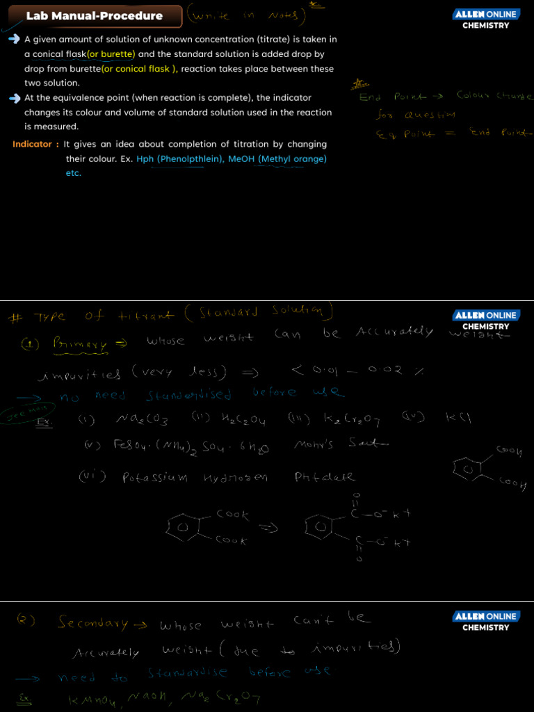 Lab Manual Redox | PDF