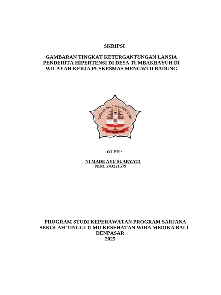 Skripsi - Ni Made Ayu Suaryati - Fix | PDF