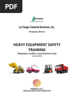 Heavy Equipment Safety Training Guide | PDF | Personal Protective ...