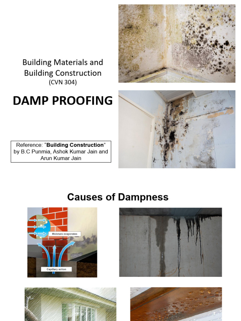 Damp Proofing Methods and Materials | PDF