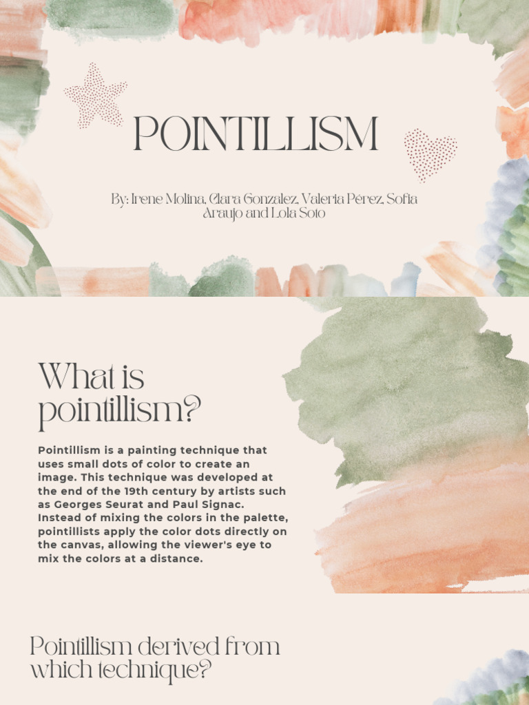 Understanding Pointillism Technique | PDF