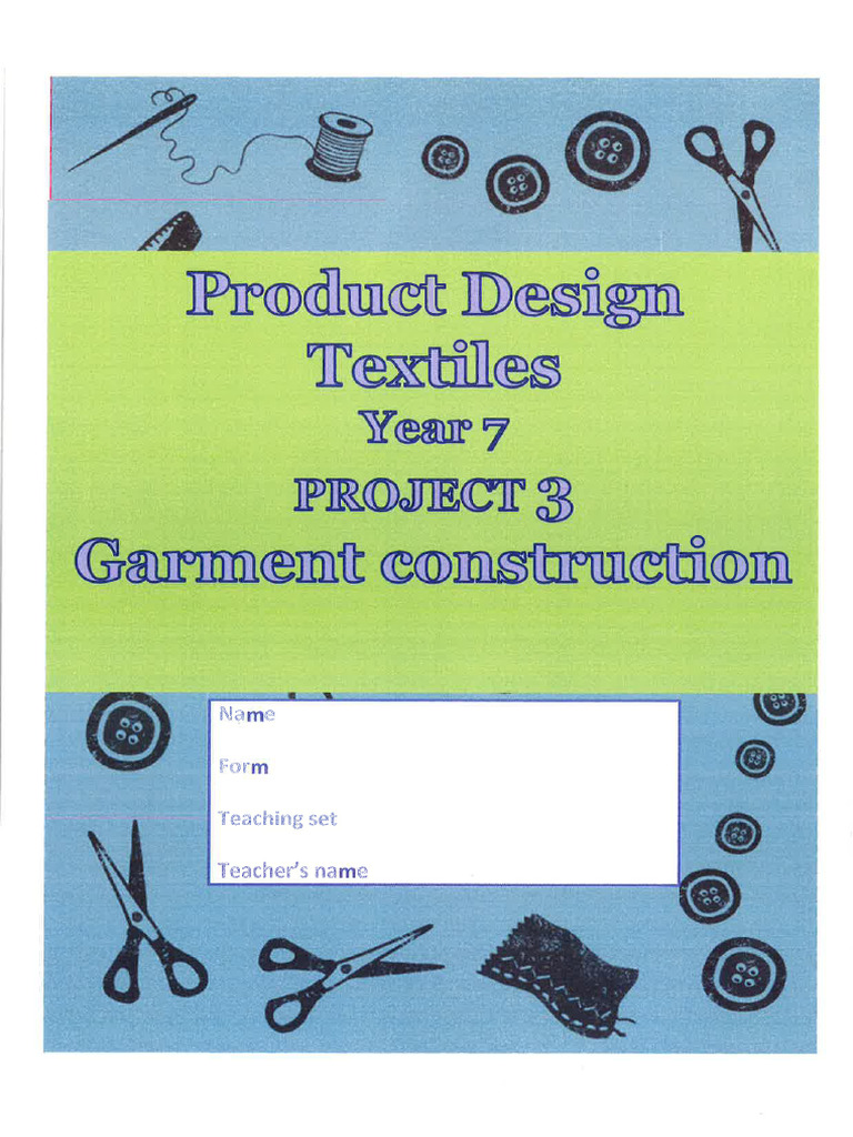 Year 7 Project Booklet 3 Full | PDF
