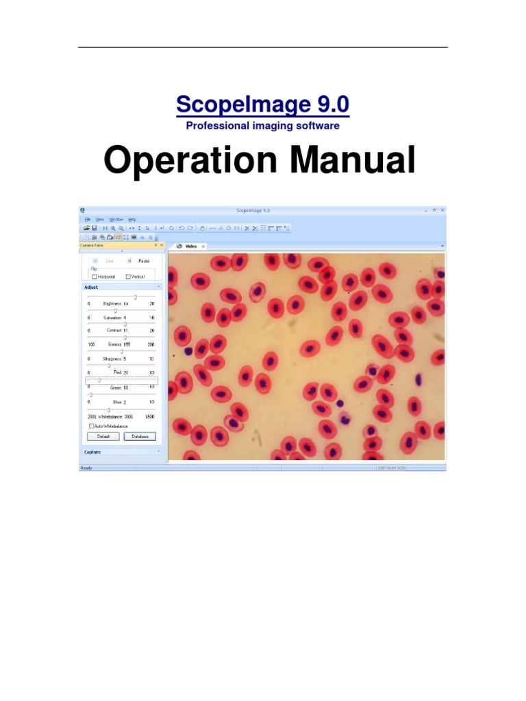 ScopeImage 9.0 Imaging Software Guide | PDF | Device Driver ...