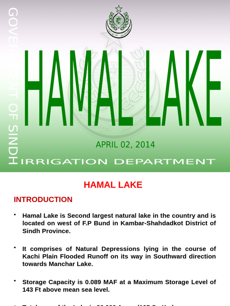 Hamal Lake: Key Facts and Benefits | PDF | Lake | Drainage Basin