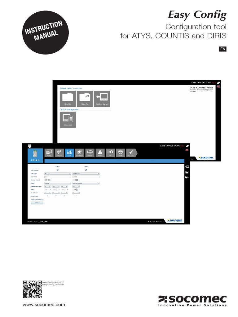 2014 Manual Easy Config Soft For Diris C | PDF | Gateway ...