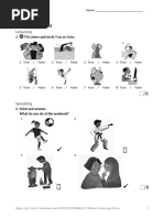Open Up 5 Reinforcement Worksheets | PDF