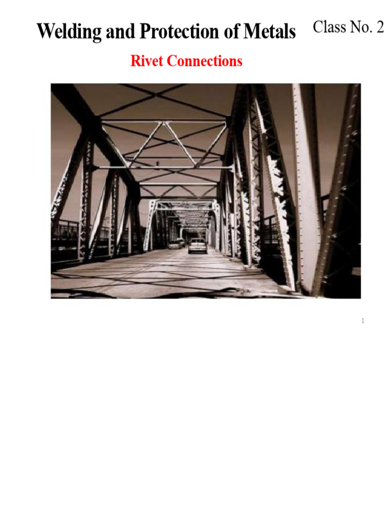Lesson 2 - Riveting Connection | PDF | Rivet | Welding