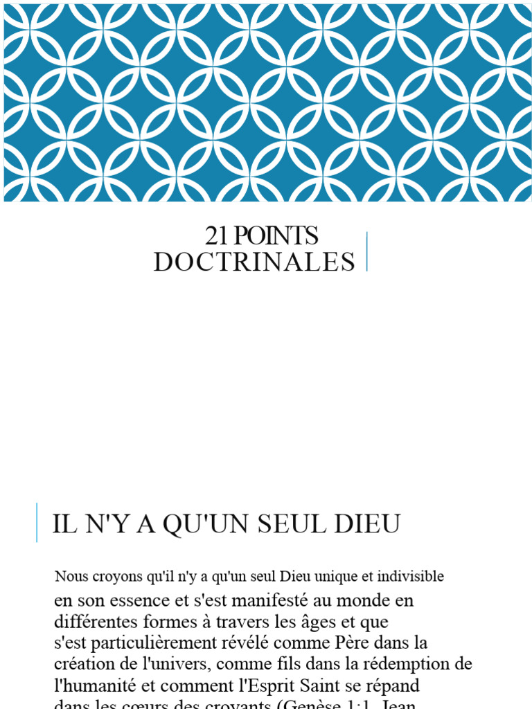 Doctrine de la foi chrétienne expliquée | PDF | Grâce (christianisme ...