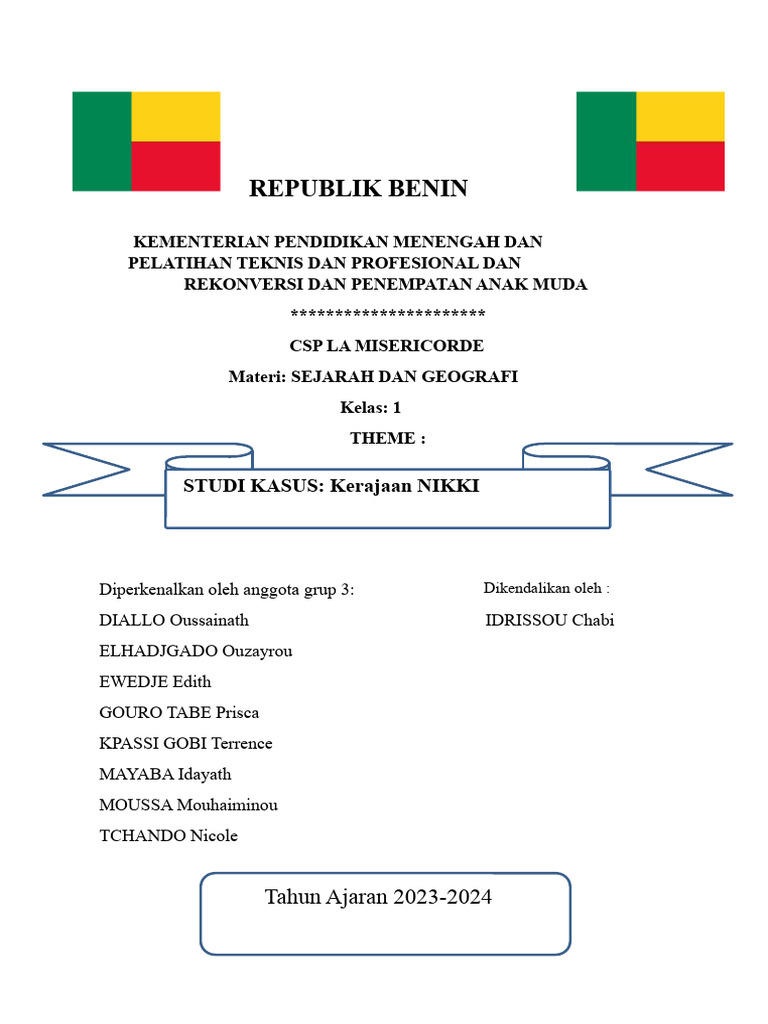 Sejarah dan Geografi Kerajaan Nikki | PDF