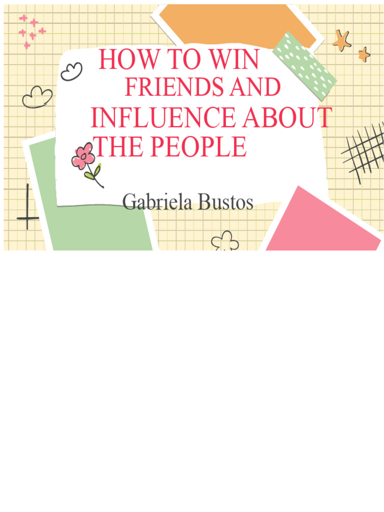 The Great Secret To Dealing With People | PDF