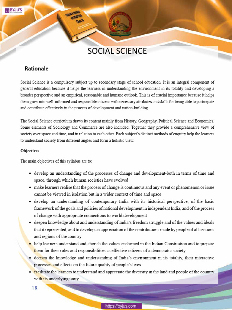 Social Science Curriculum Overview | PDF | Social Sciences | Pastoralism