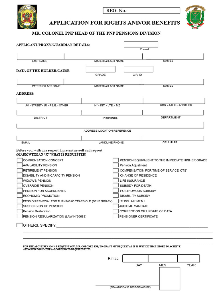New Unique Application Format | PDF | Pension | Justice