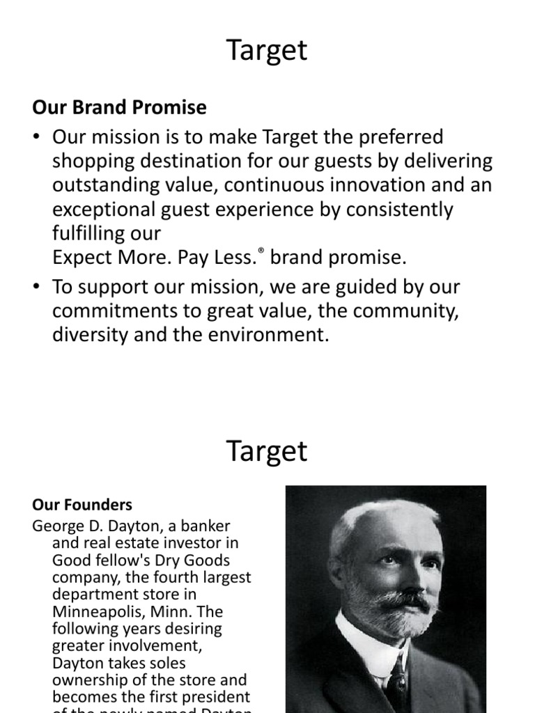 Target: Our Brand Promise | PDF | Expense | Revenue