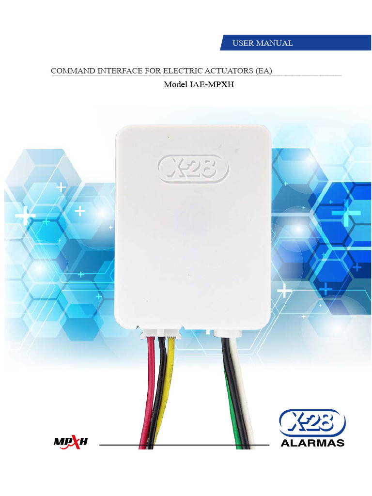 X-28 Command Interface For Electric Actuators (Ae) Ian-Mpxh | PDF ...