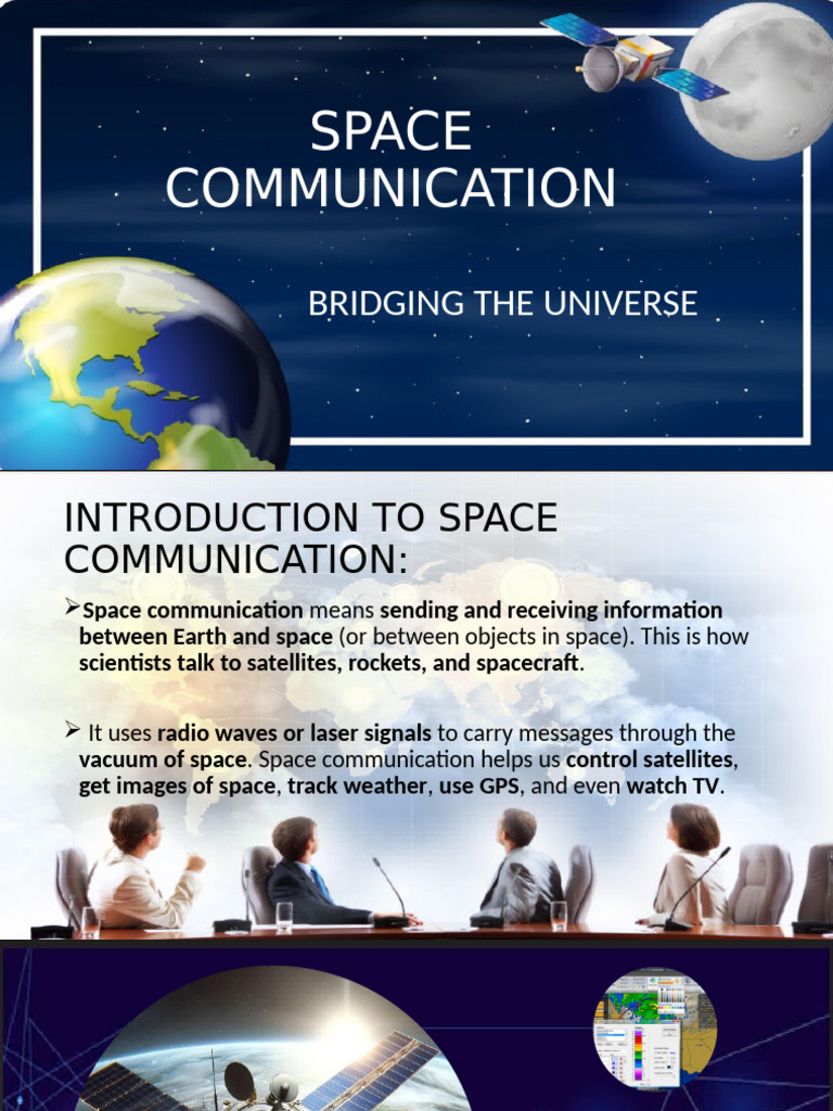 Space Communication Explained | PDF | Radio | Satellite