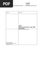SAP Rework Production Order Process | PDF | Business Process | Warehouse