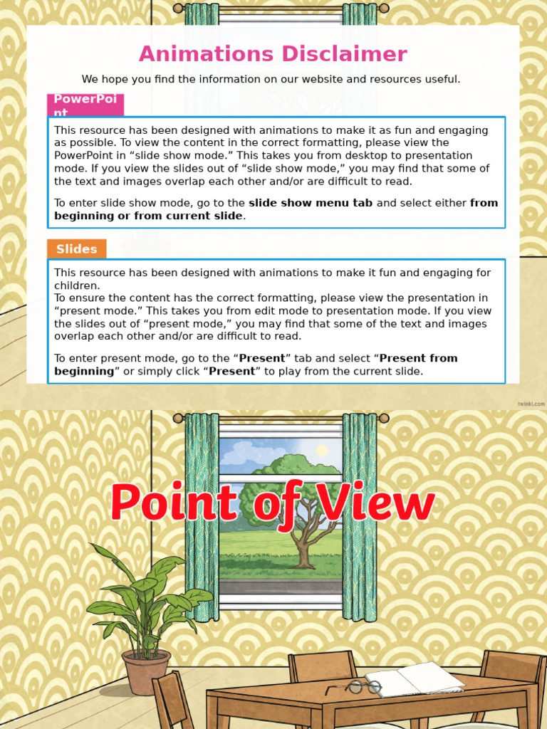 Us2 e 183 Point of View Powerpoint | PDF | Narration