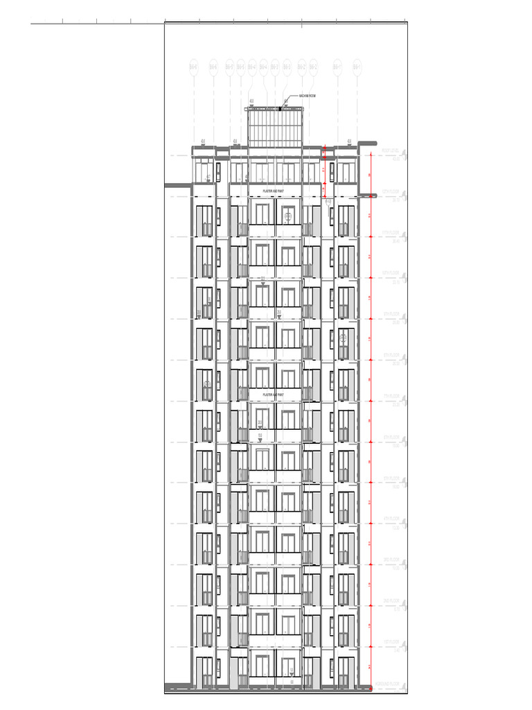 B-05 - Block 3-6 - North Elevation-Layout1 | PDF | Military Operations ...