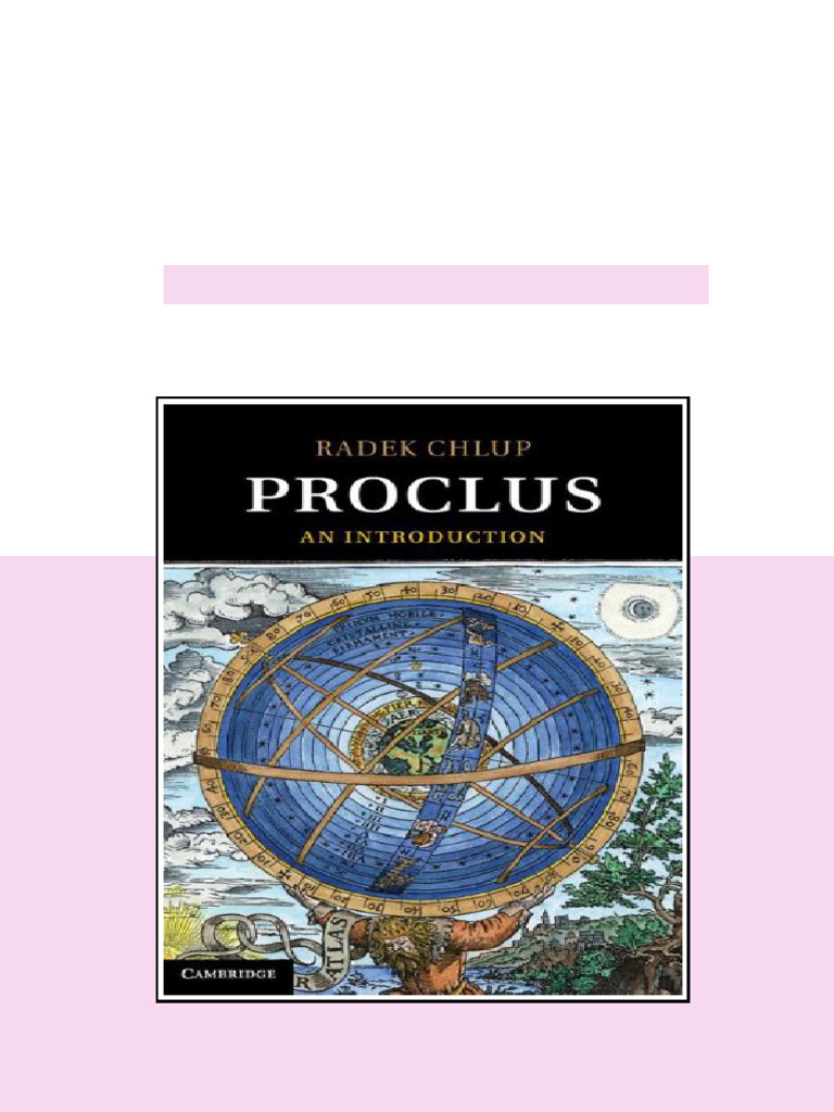 Proclus An Introduction 1st Edition Radek Chlup - Ebook and Textbook ...