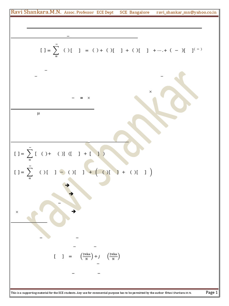 DSP - Module 3 (B) - 2025module Notesmodule Notes | PDF | Spectral ...