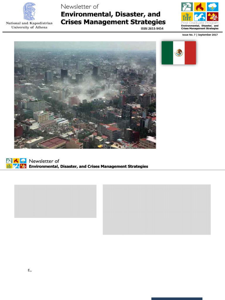 EDCM Newsletter - 03 - 2017 - Mexico - Earthquakes | PDF | Earthquakes ...