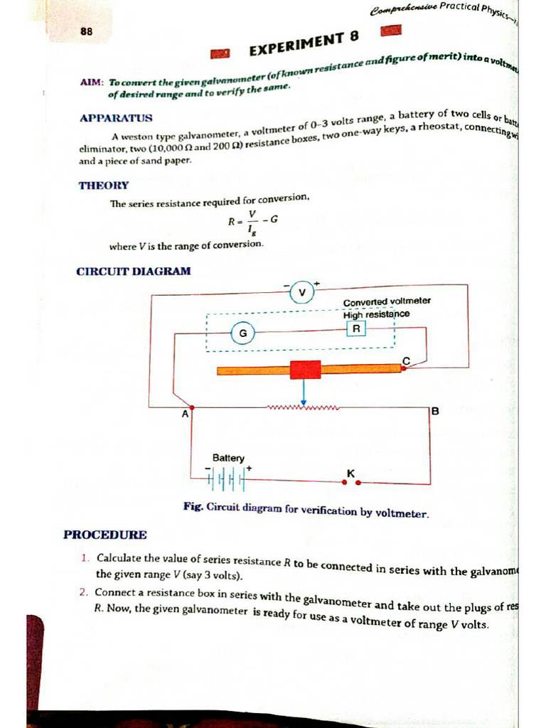 Physics Practical 8 | PDF