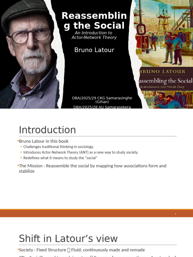 Understanding Actor-Network Theory | PDF | Liberal Arts Education | Science