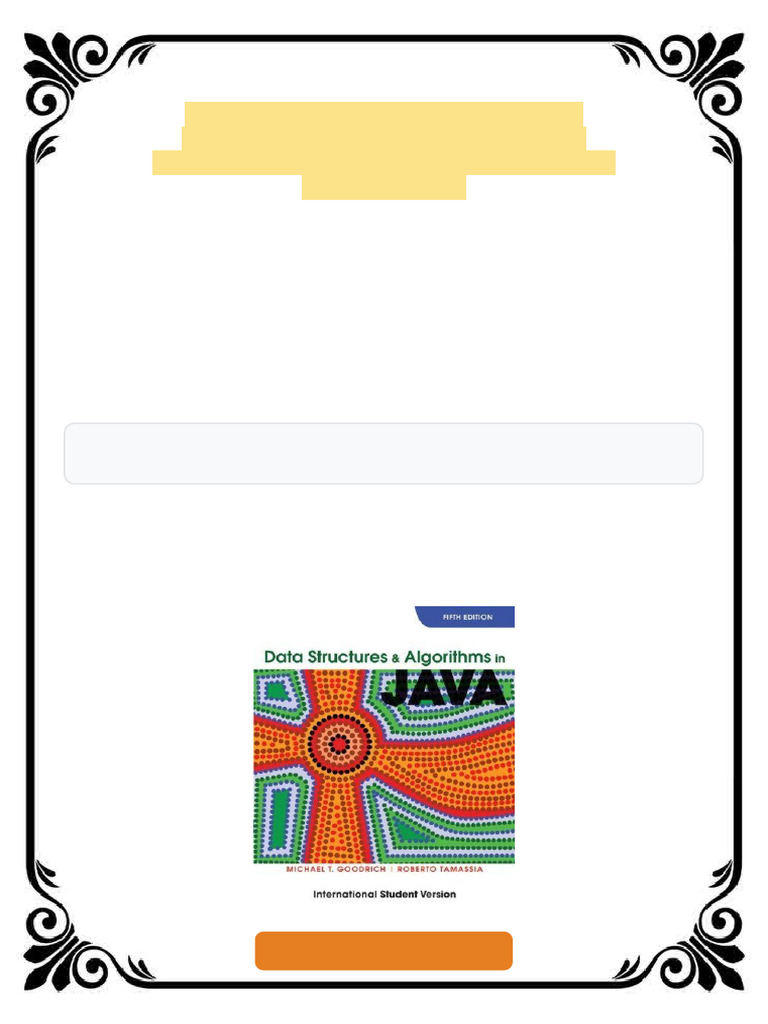 Data Structures and Algorithms in Java 5th International student ...