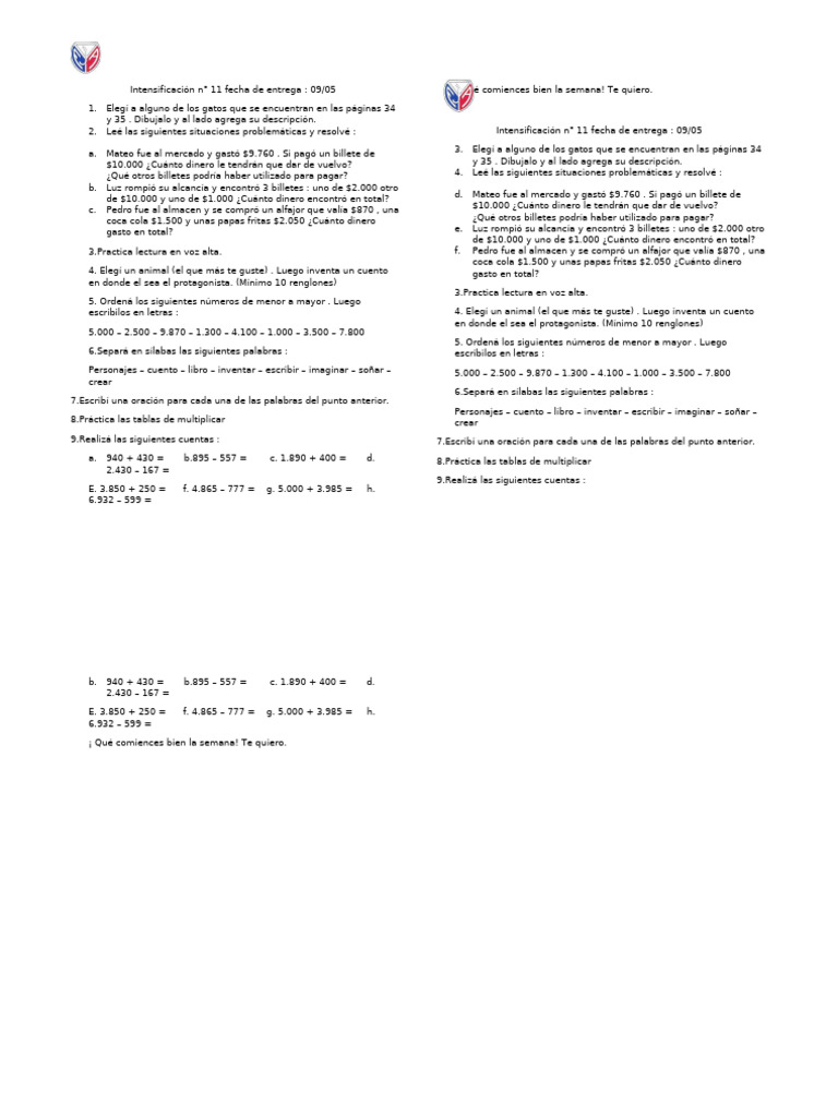 Intensificaci N n11 | PDF