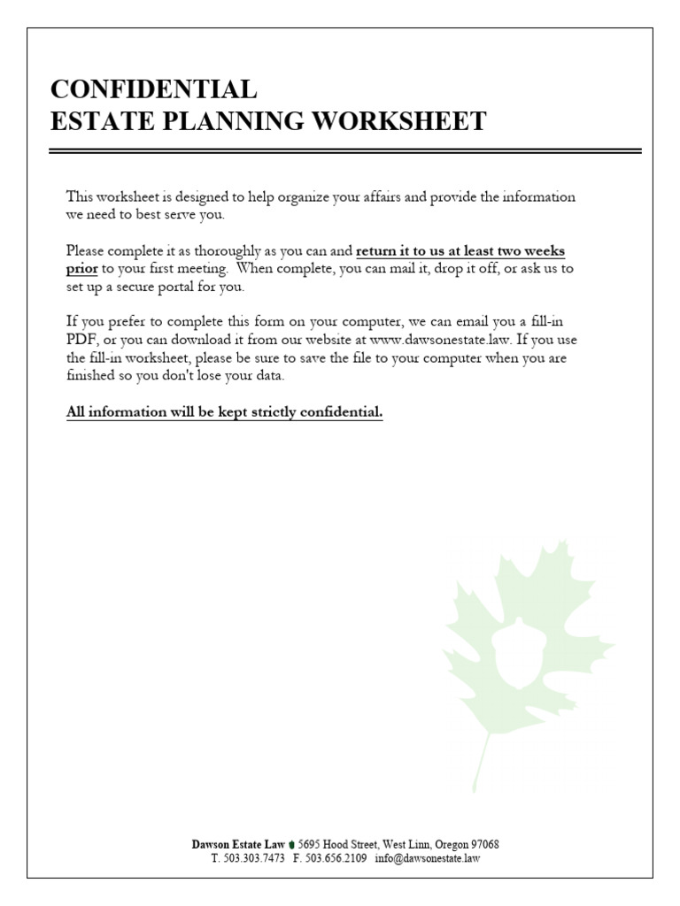 Worksheet for Couples Fillable PDF 2024 | PDF | Private Law | Financial ...