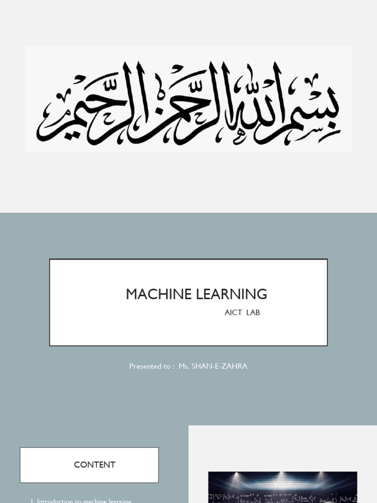 Machine Learning- Week 12 A | PDF | Machine Learning | Computer Vision