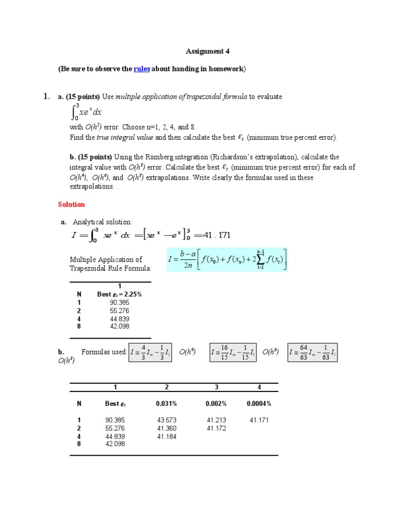 Romberg | PDF | Interpolation | Computational Science