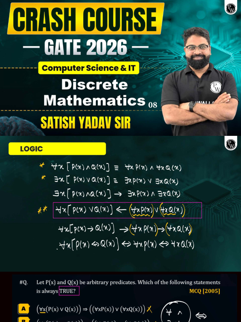 Discrete Mathematics 08: Class Notes | PDF