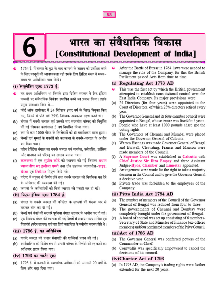 Constitutional Development in India 575702 | PDF | Government | British ...