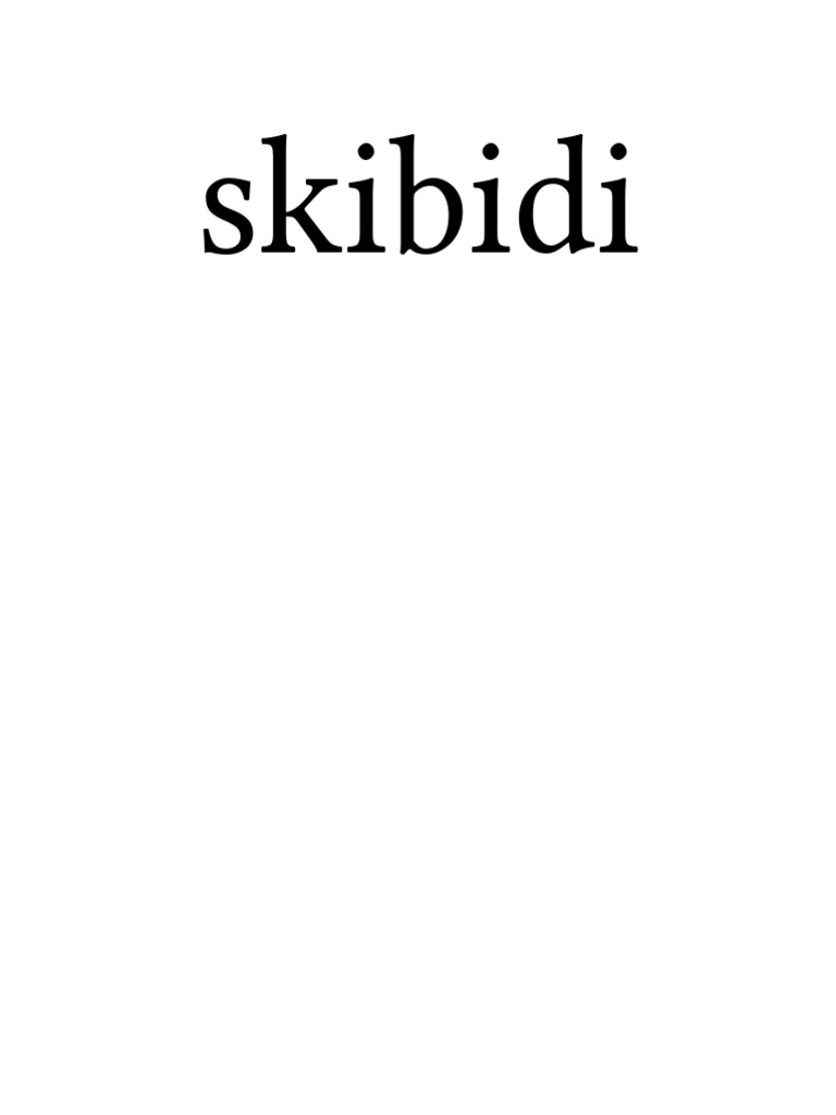 skibidi | PDF