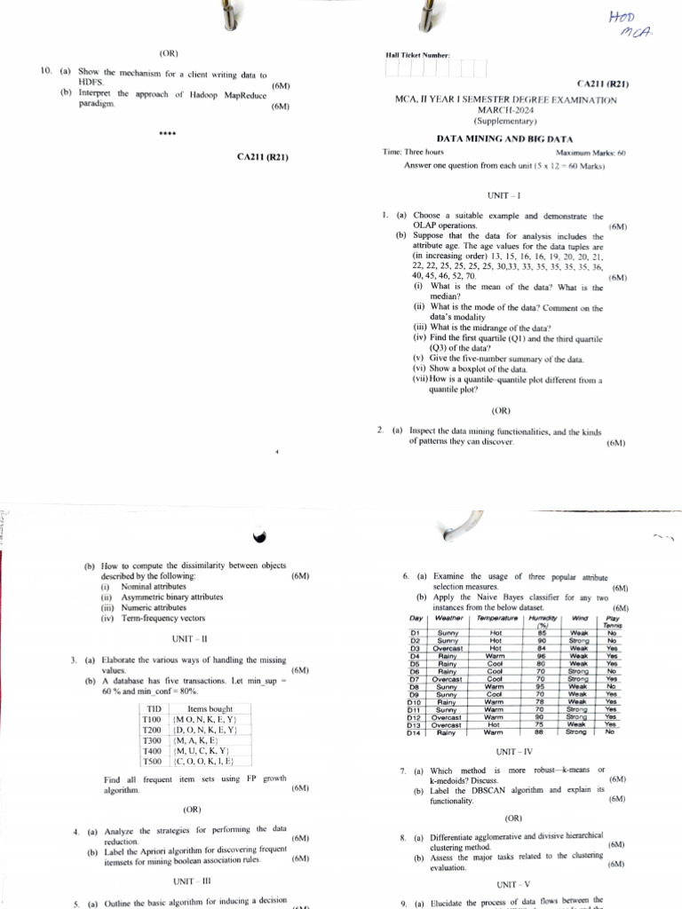 DM R21 3rd sem | PDF | Cluster Analysis | Statistical Classification