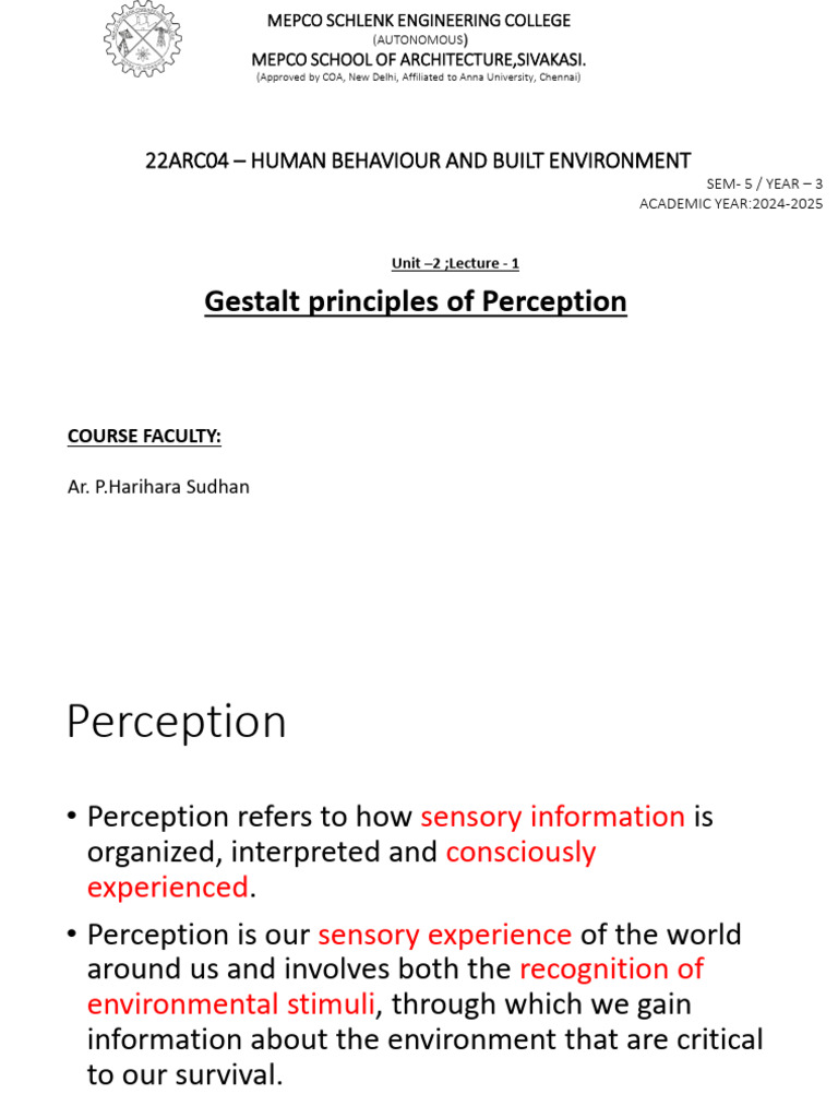 Gestalt Principles of Perception Explained | PDF | Perception ...