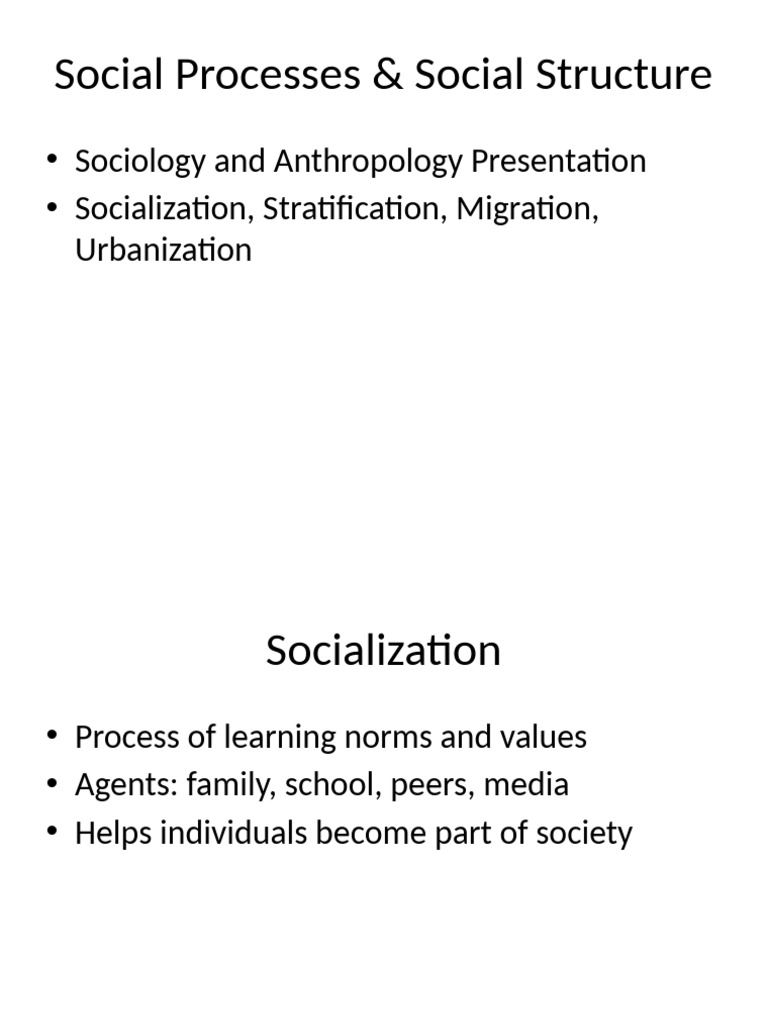 Sociology Anthropology Presentation | PDF