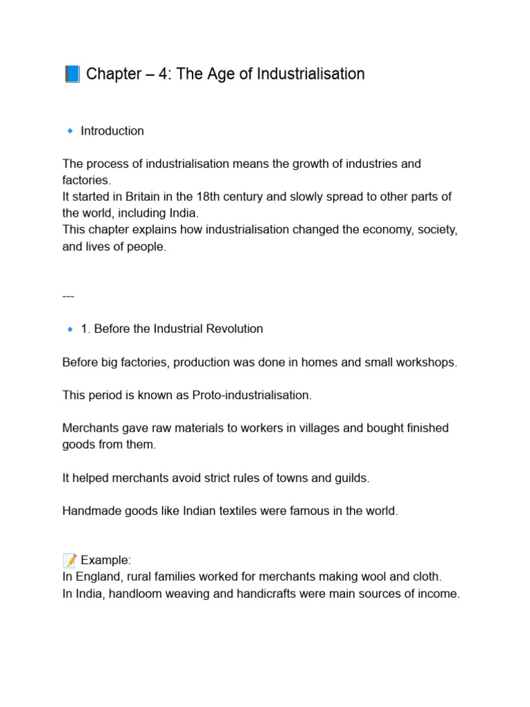 Industrialisation's Impact on India | PDF | Industrial Revolution ...
