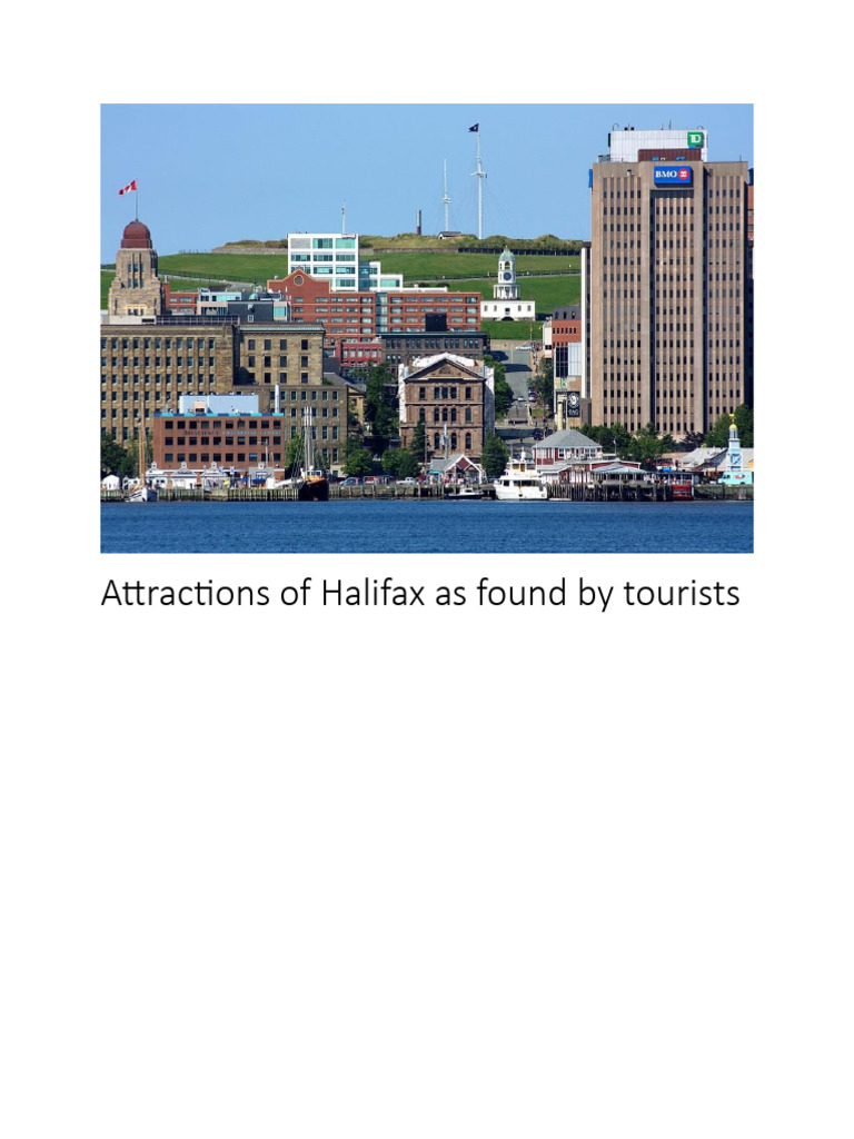 Attractions of Halifax as Found by Tourists | PDF | Ferry