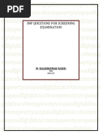 HHMD Screening Procedures in Hospitals | PDF | Metal Detector