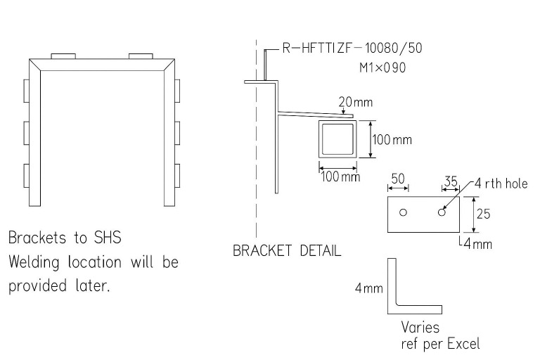 Bracket Detail Drafted | PDF