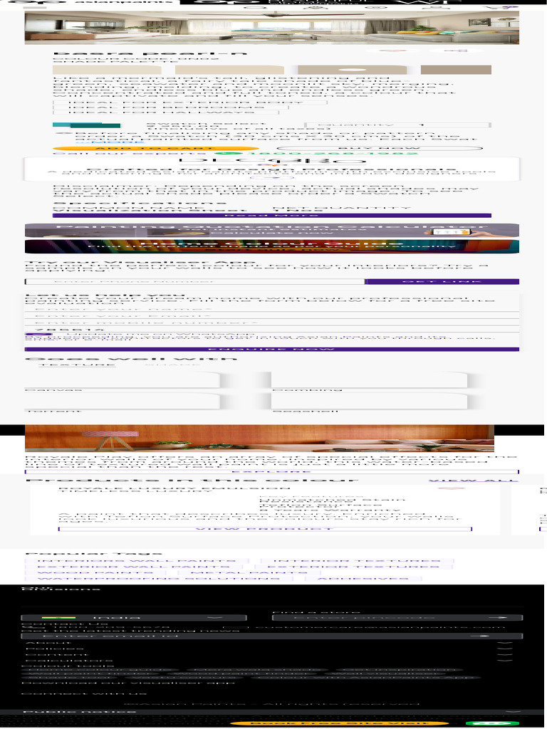 Basra Pearl-N (0974) House Wall Painting Colour Asian Paints 2 | PDF