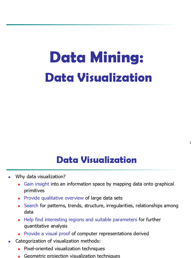 Data Visualization | PDF