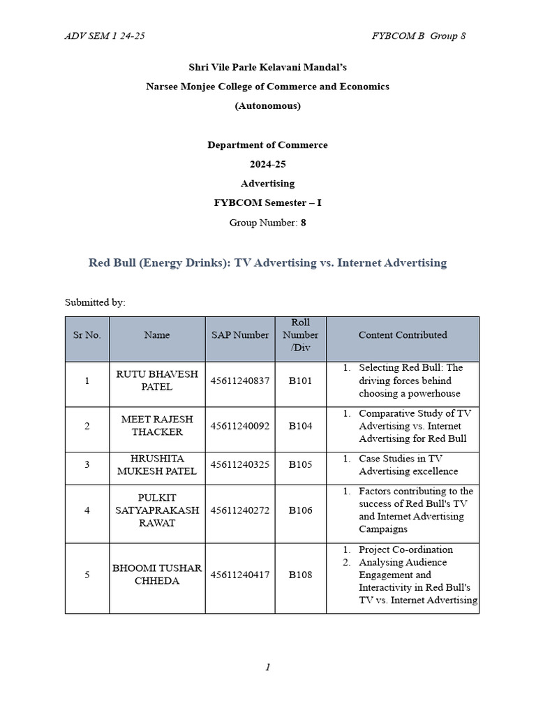 b104 Adv Group 8 Fybcom B | PDF | Advertising | Brand