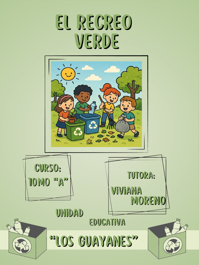 Flyer ilustrada para promoción de jornada de ecológica verde | PDF ...