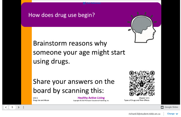 Substance Use and Abuse Day 1 - Independent Lesson - PPL1O1-14_A Y ...